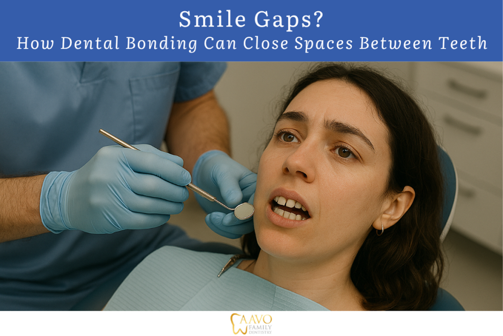 Smile Gaps? How Dental Bonding Can Close Spaces Between Teeth | AAVO Dental